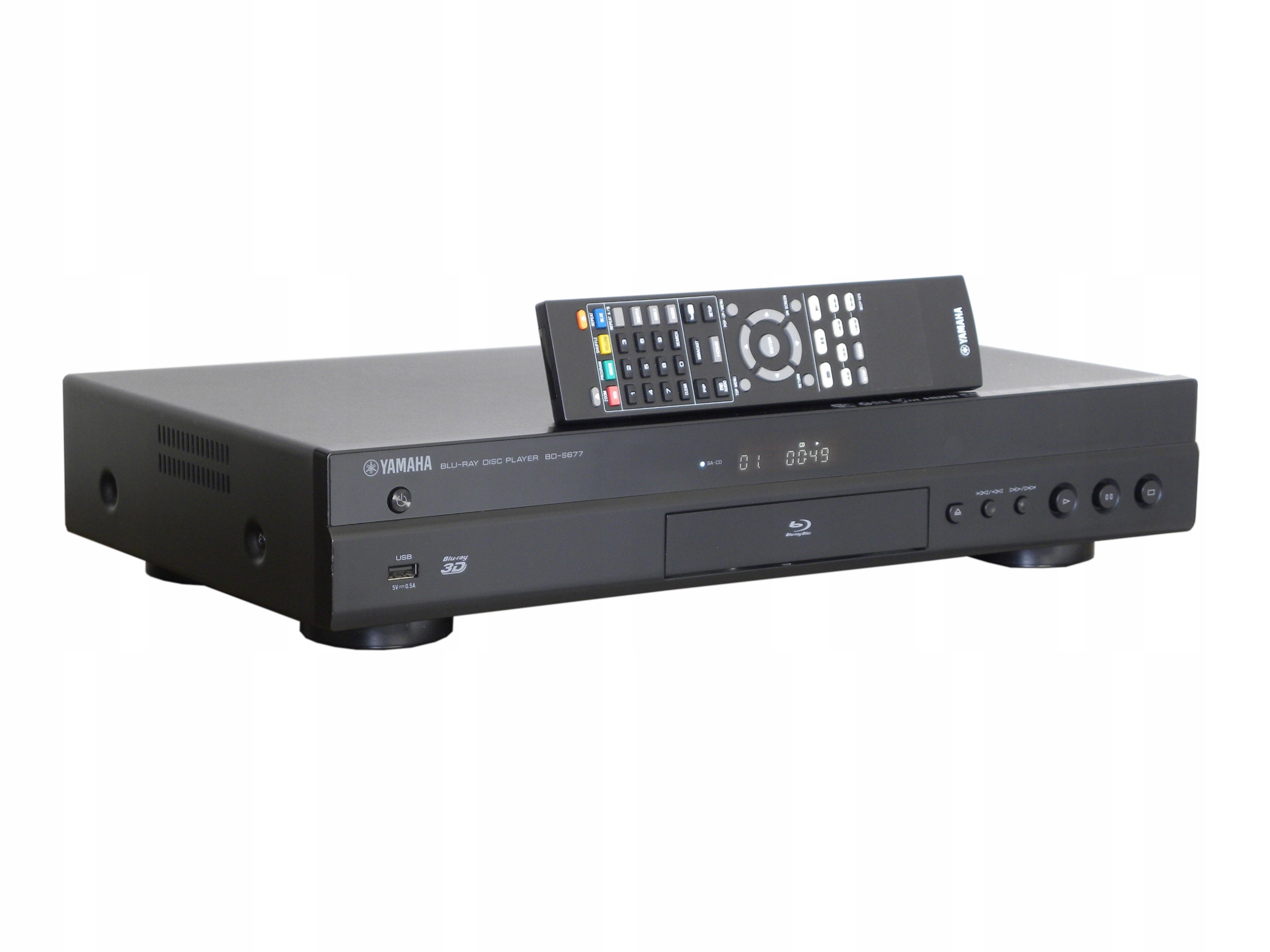 YAMAHA BD-S677 czarny – blu-ray 3D z WiFI i Miracast, SACD YAMAHA BD-S677 czarny – blu-ray 3D z WiFI i Miracast, SACD