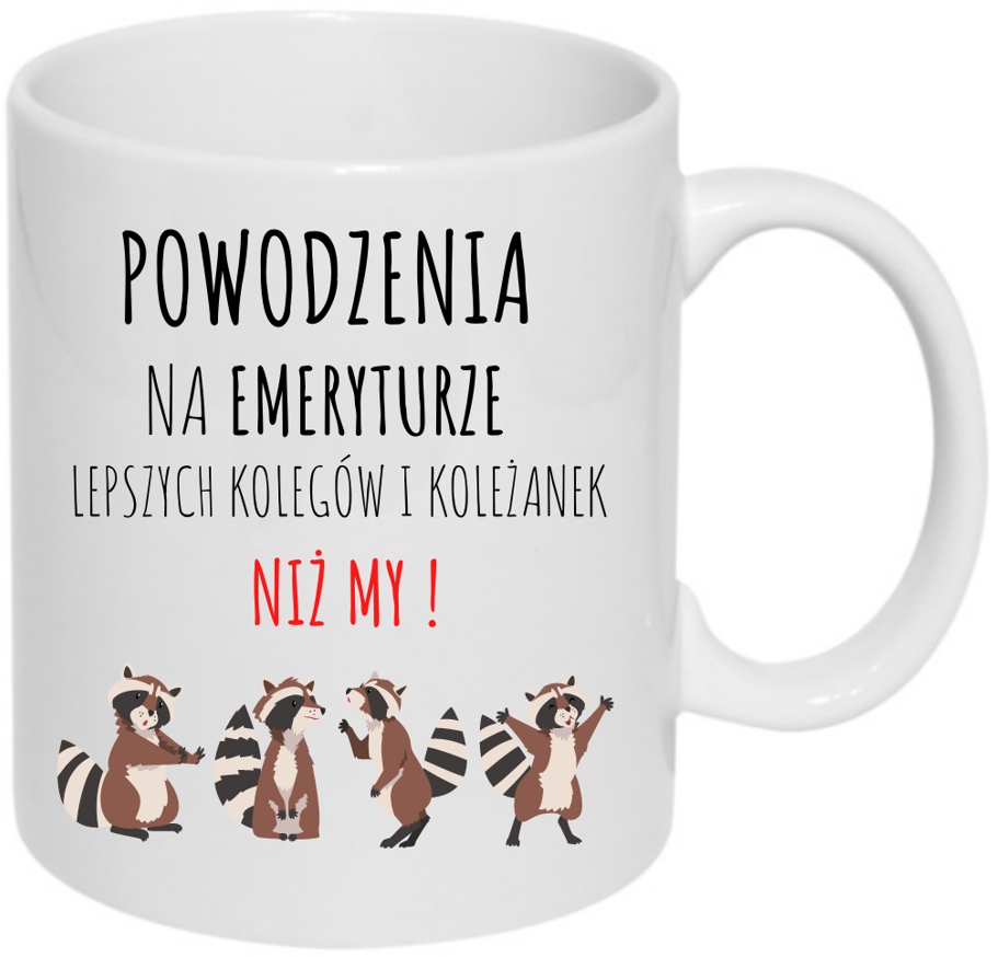 Kubek ceramika 330 ml Kubek śmieszny, śmieszny prezent dla emeryta, emerytki, dla niej, dla ...