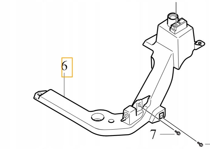 VOLVO XC40 prawy wspornik uchwyt mocowanie blotnik 32234762 za 341,10 ...