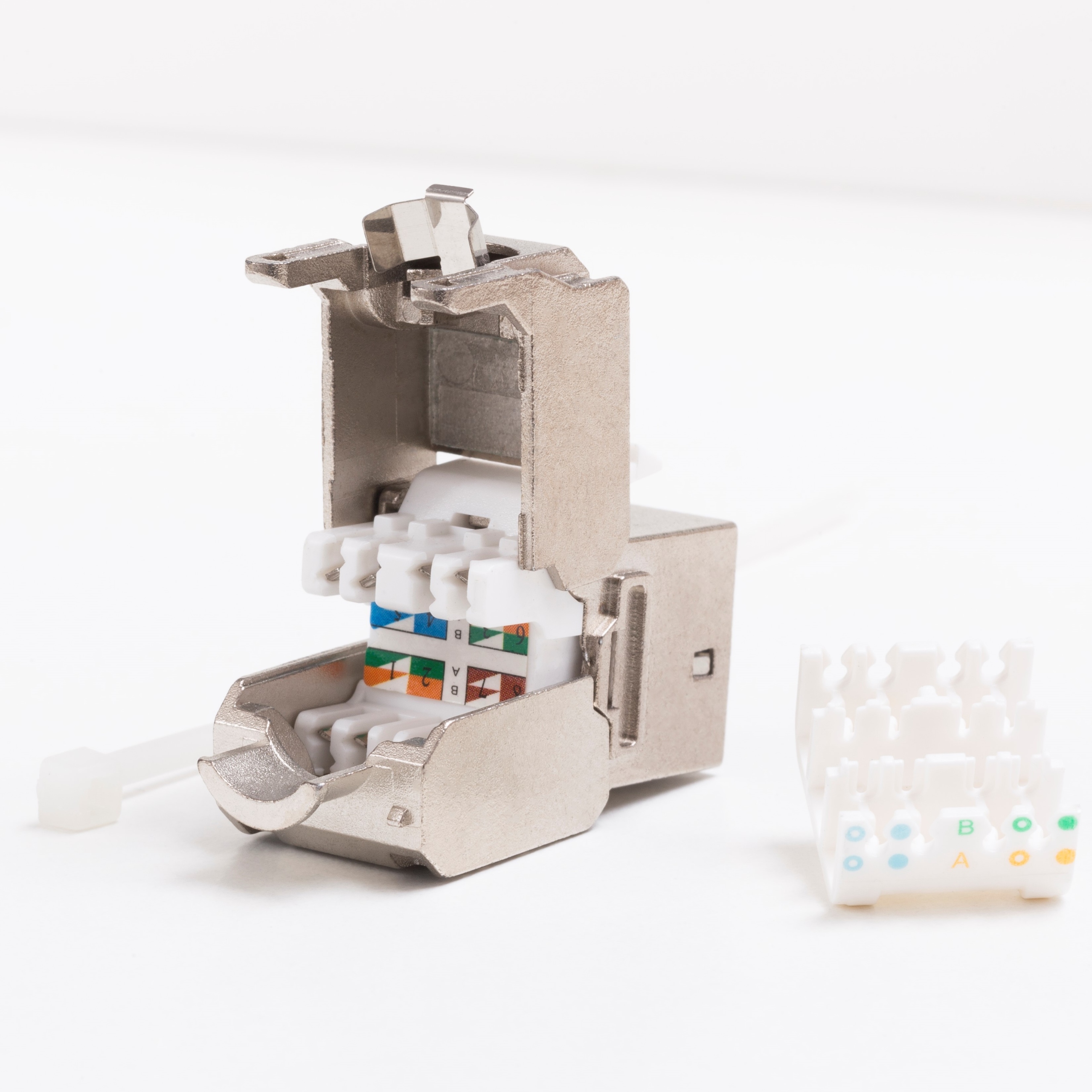 Moduł keystone Jack RJ45 kat. 6 FTP, beznarzędziowy Netrack - Sklep ...