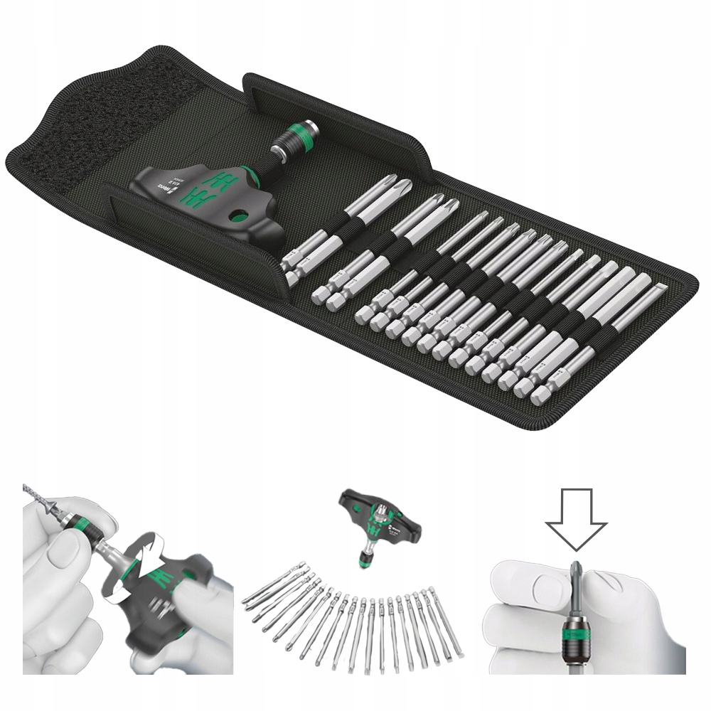 Zestaw bitów Wera 05057470001 17 el. • Cena, Opinie - Allegro