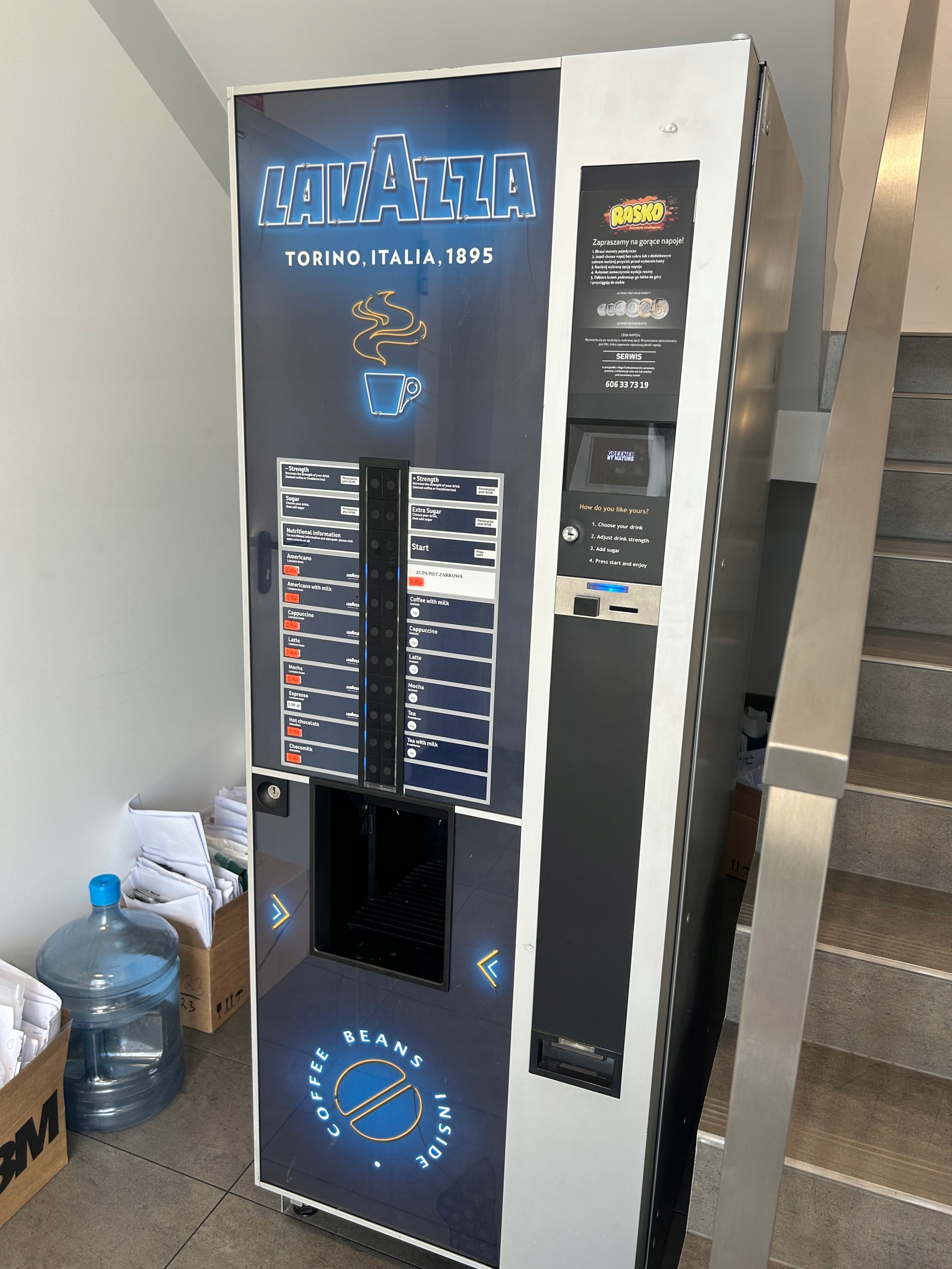 AUTOMAT NECTA CANTO VENDING KAWOMAT • Cena, Opinie • Przemysł spożywczy 14057699286 • Allegro