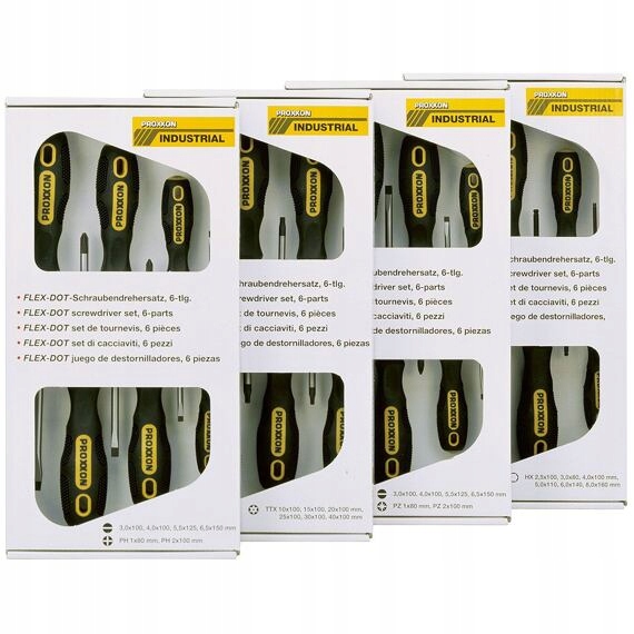 Proxxon Sada imbusových šroubováků FLEX-DOT, 6 dílná (6x imbus) PR22642 ...