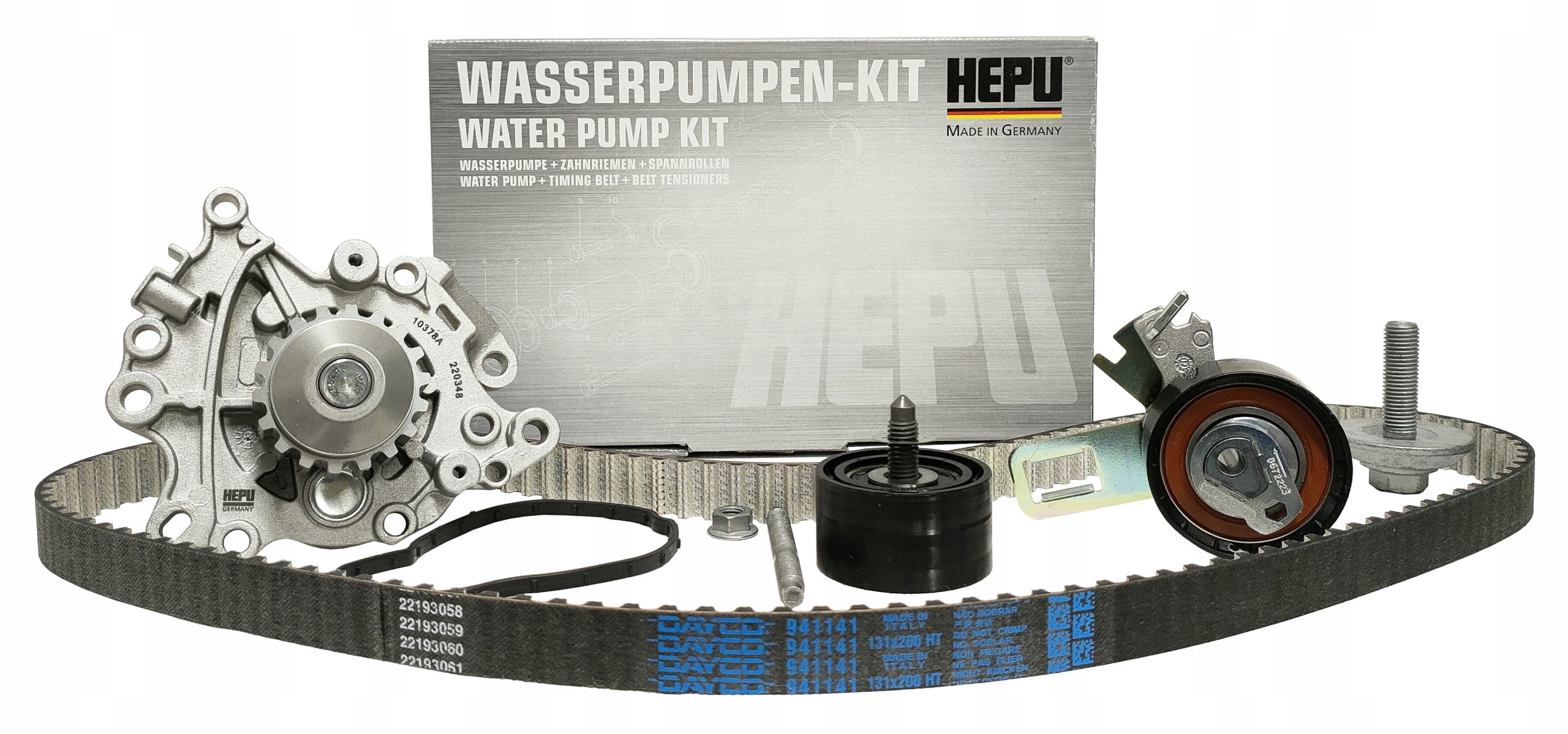 HEPU PK19010 Pompa wodna + zestaw paska rozrządu 4250093486595 za 599 ...