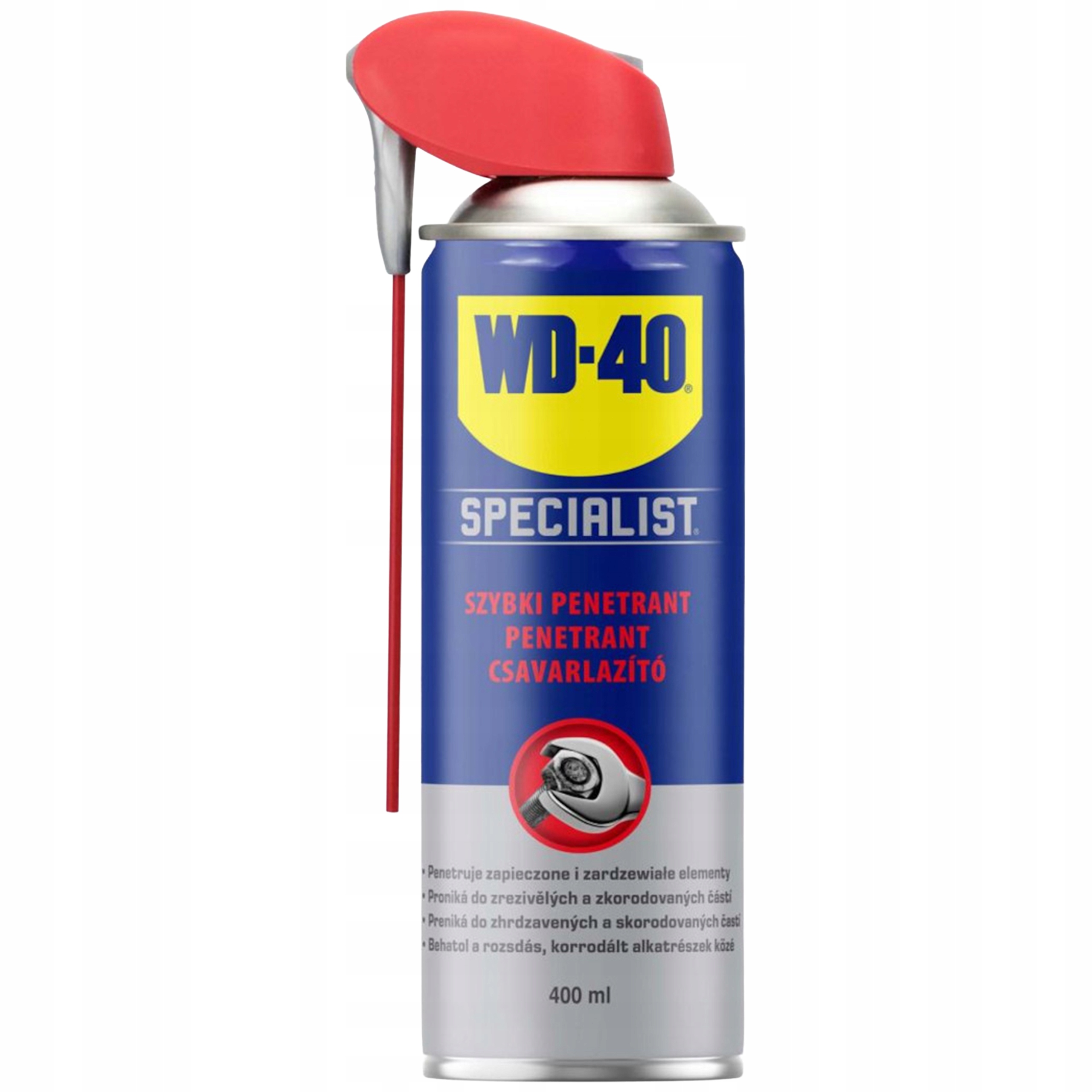 WD-40 Szybki Penetrant Specialist z Aplikatorem 400ml 5032227503489 za 36.50PLN z Gdańsk ...