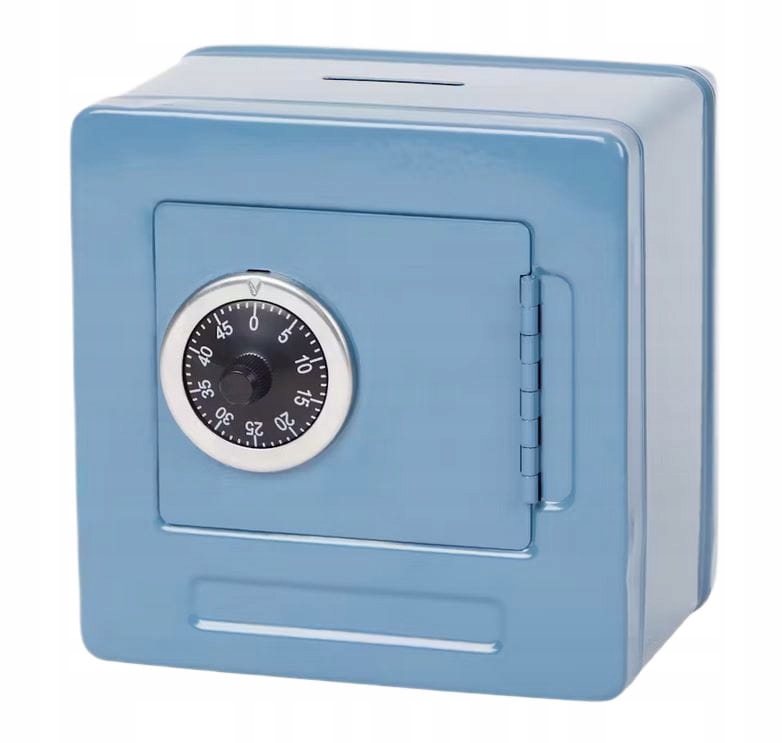 Mini sejf box z zamkiem szyfrowym 13,5 x 9,2 x 13,5 cm metal (173471 ...