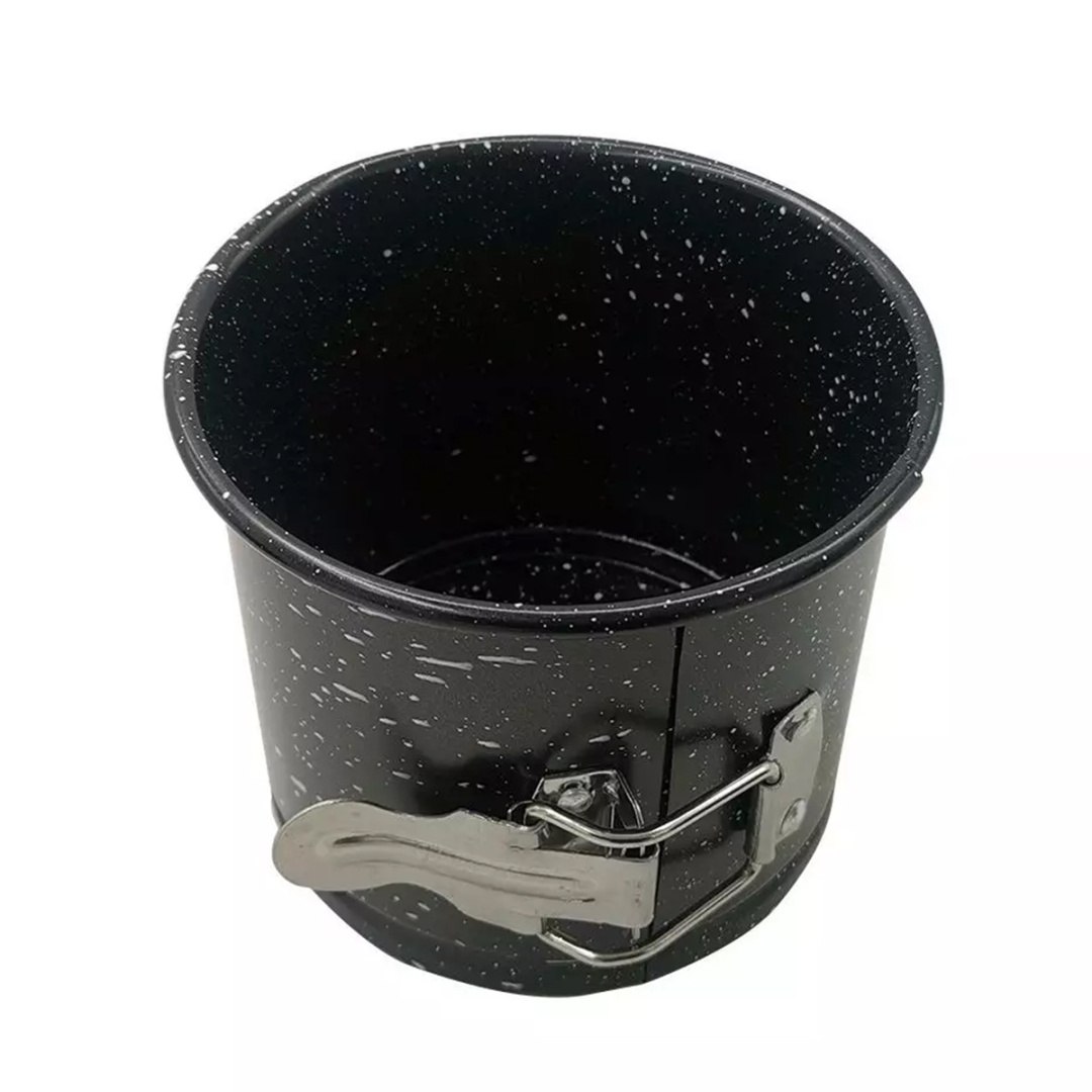 MINI FORMA NA PEČENÍ KULATÁ FORMA NA DORT NA TĚSTO MALÁ 14 CM OCELOVÁ 1 ...