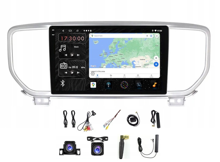 RADIO NAWIGACJA CARPLAY GPS ANDROID KIA SPORTAGE 2018-2022 6GB 128GB ...