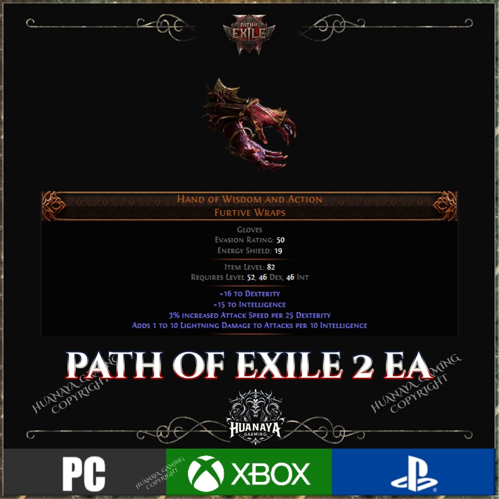 Path Of Exile 2 Hand Of Wisdom And Action UNIKAT skorý prístup poe2 ea - Allegro
