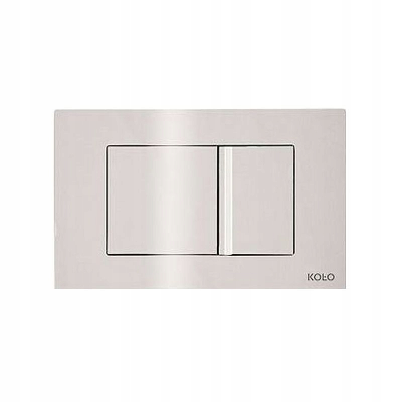 Przycisk spłukujący do WC Koło Play srebrny • Opinie - Allegro