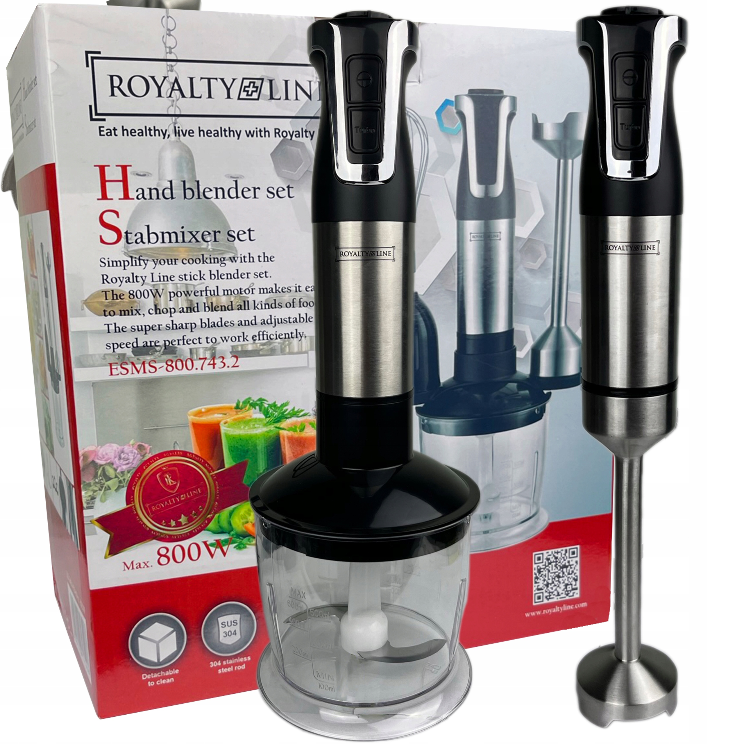 TYČOVÝ MIXÉR MULTIFUNKČNÍ TURBO SET za 518.00CZK - Allegro