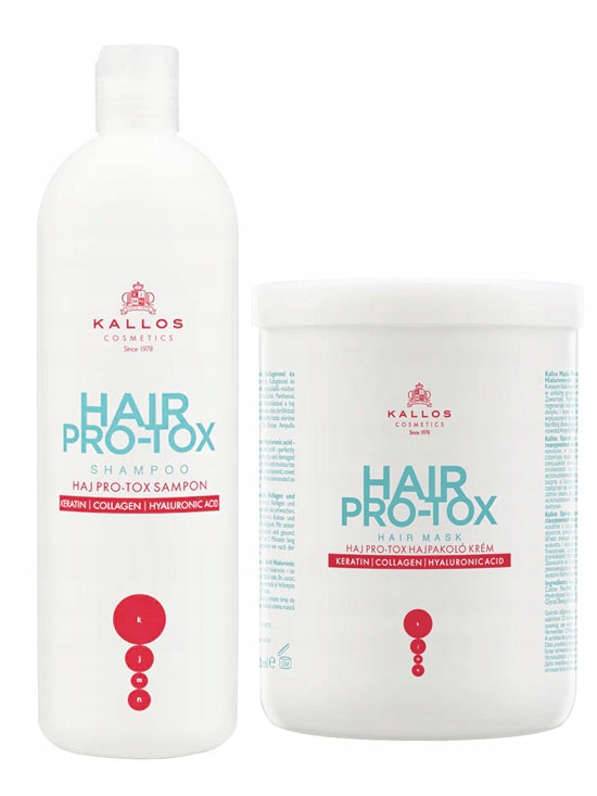 Szampon Hair Pro-Tox Shampoo Kallos 1000 ml regeneracja i nawilżenie ...