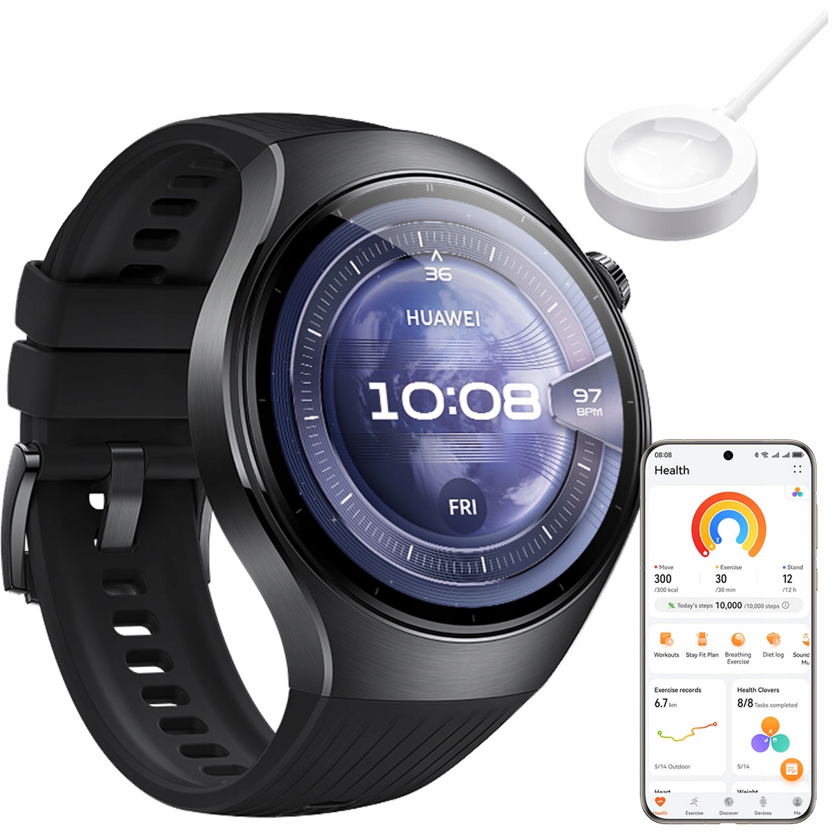 HUAWEI WATCH 5 ACTIVE 46MM eSIM NFC WIFI 6 EKG AMOLED IP69 HRV GESTY SpO2 - Sklep, Opinie, Cena ...