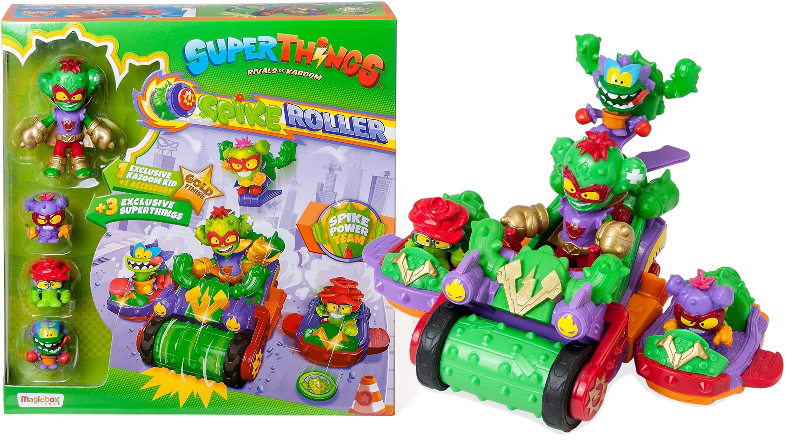 Super Things Kazoom Kid Vehicle Spike Roller Zings za 414.00CZK - Allegro