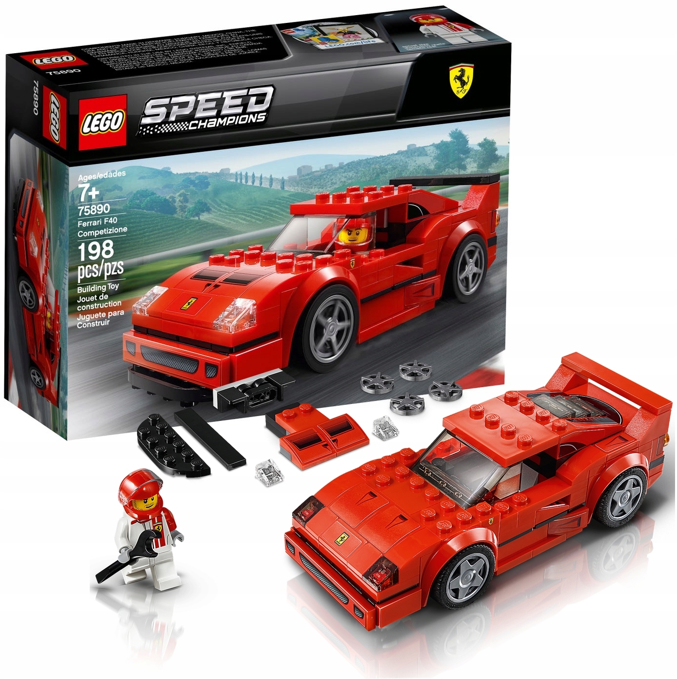 Lego SPEED CHAMPIONS 75890 FERRARI F40 12174489254 - Allegro.pl