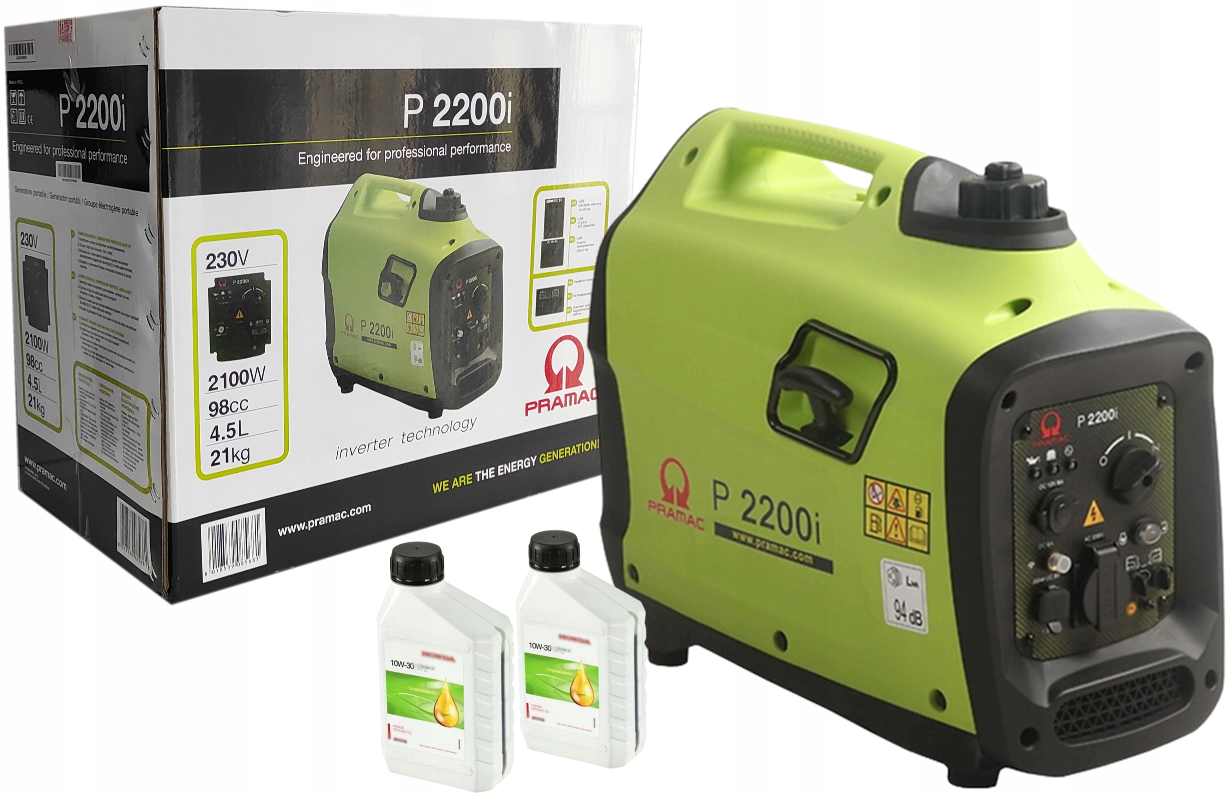 Agregat prądotwórczy Pramac P2200i 2,1kW AVR +olej (8018539085681) • Cena, Opinie • Zestawy ...
