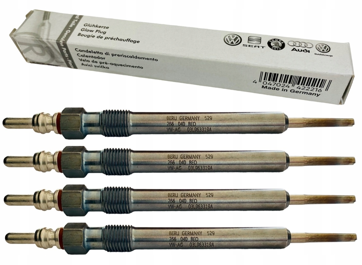 03L963319 A ORYGINALNE ŚWIECE ŻAROWE VW 1.6 2.0TDi 03L 963 319 A za 159 zł z Aleksandrów ...