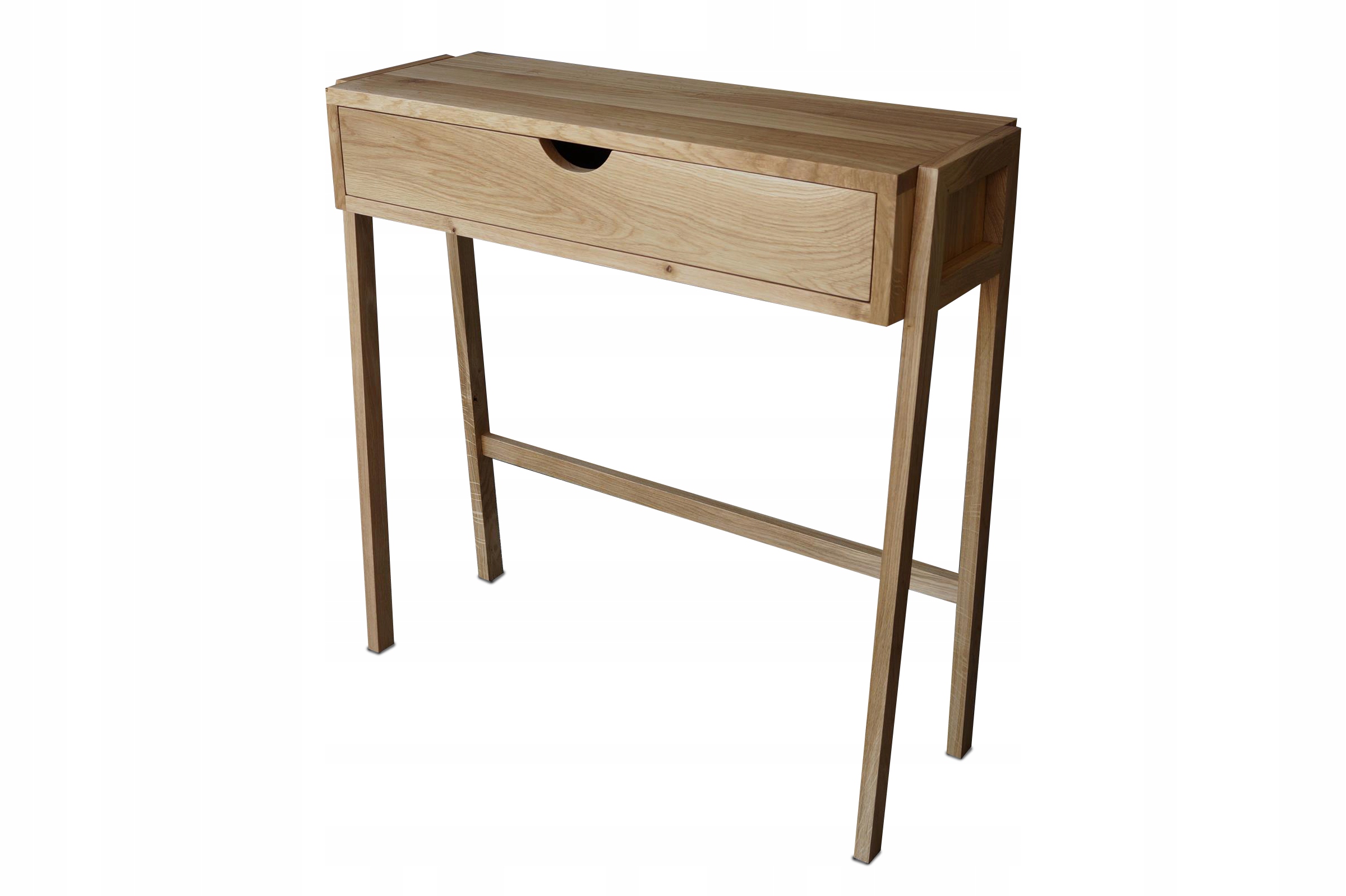 KONSOLA LOFT Z SZUFLADĄ 80 CM LITY DĄB • Cena, Opinie - Allegro