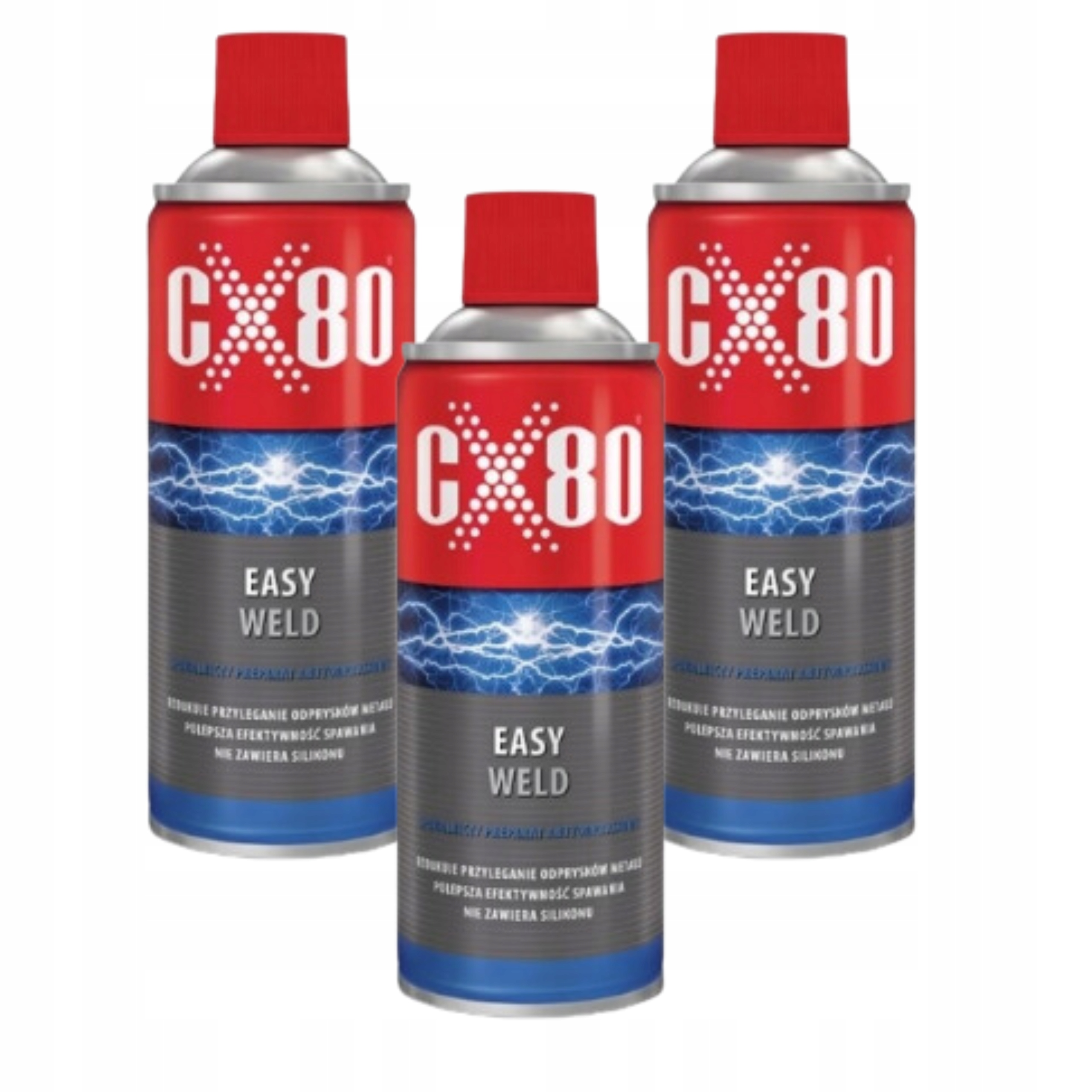CX80 EASY WELD Preparat spawalniczy spray antyodpryskowy bez silikonu 500ml (5907640602210 ...