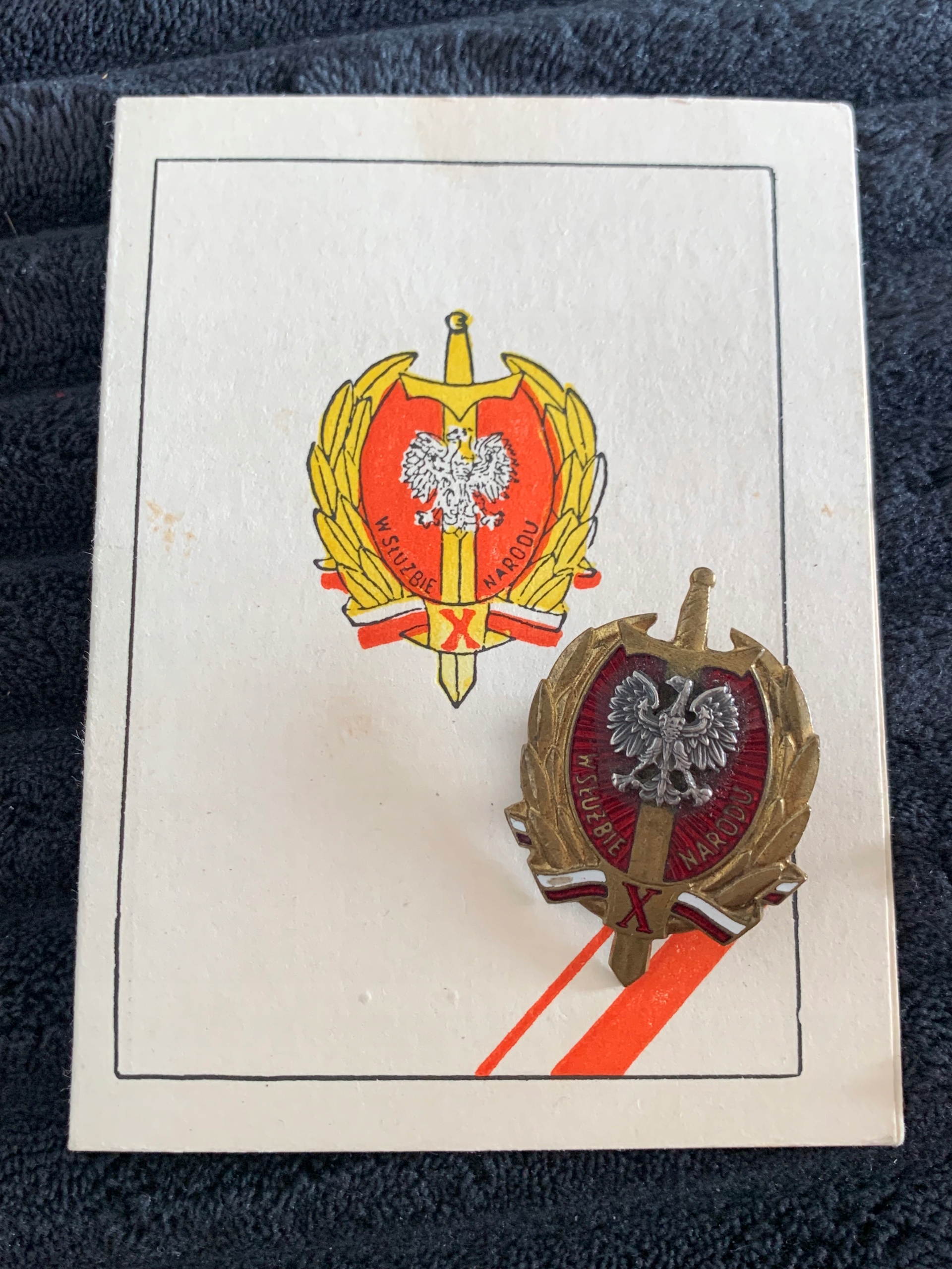 Odznaka X Lat w Służbie Narodu - Niska cena na Allegro.pl
