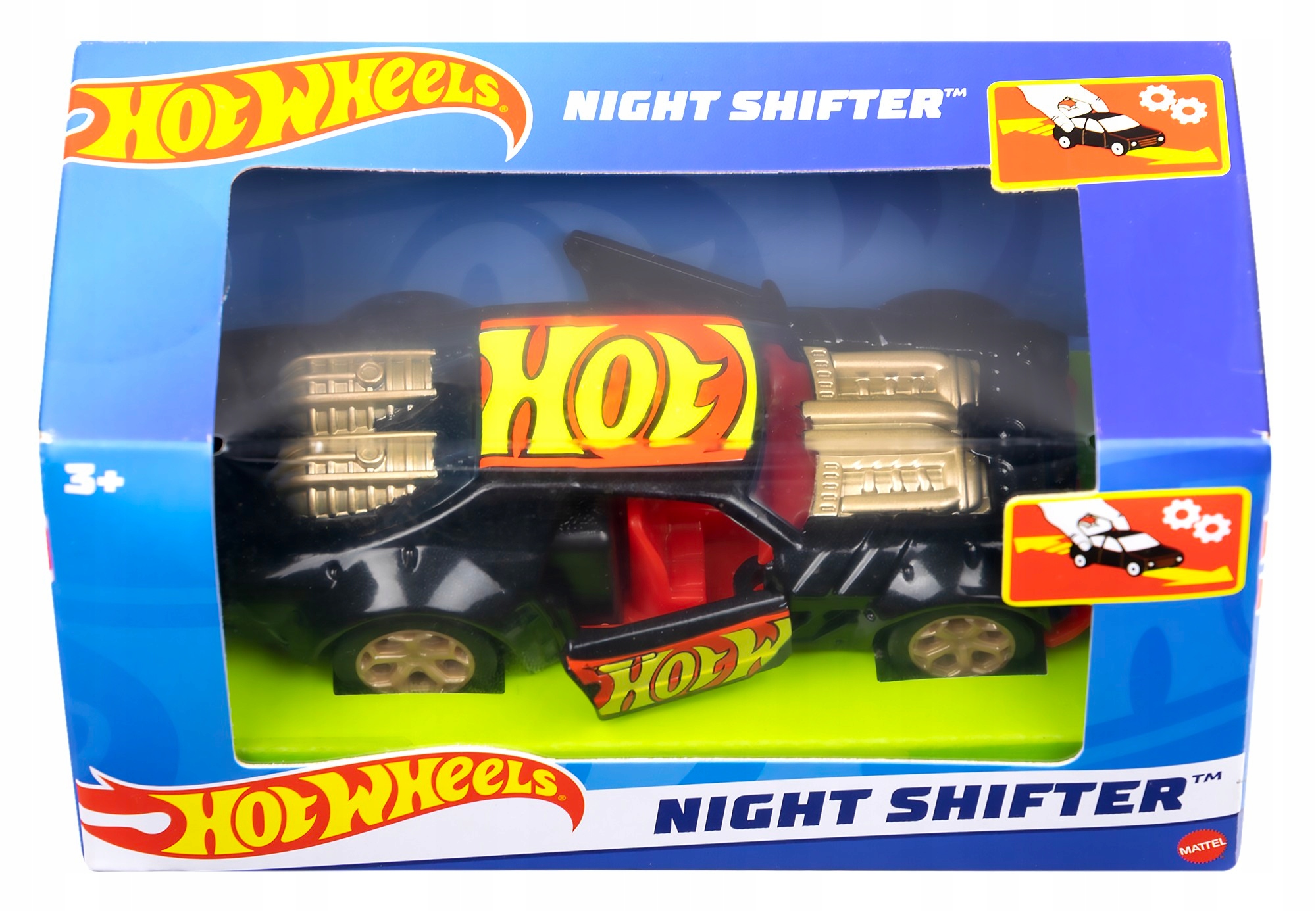 MATTEL HOT WHEELS AUTO SAMOCHÓD NIGHT SHIFTER 10 CM • Cena, Opinie ...