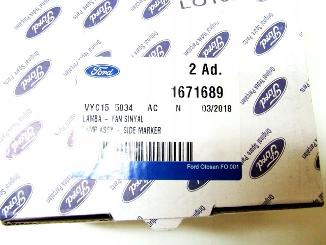 1671689 - ГАБАРИТНЫЙ ФОНАРЬ ГАБАРИТНЫЙ ФОНАРЬ FORD TRANSIT ORIG купити ...