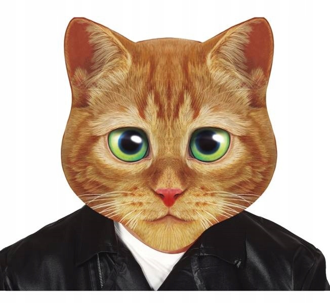 MASKA KOT KOTA RUDEGO Z PIANKI PIANKOWA DZIEŃ KOTA (8434077025178 ...