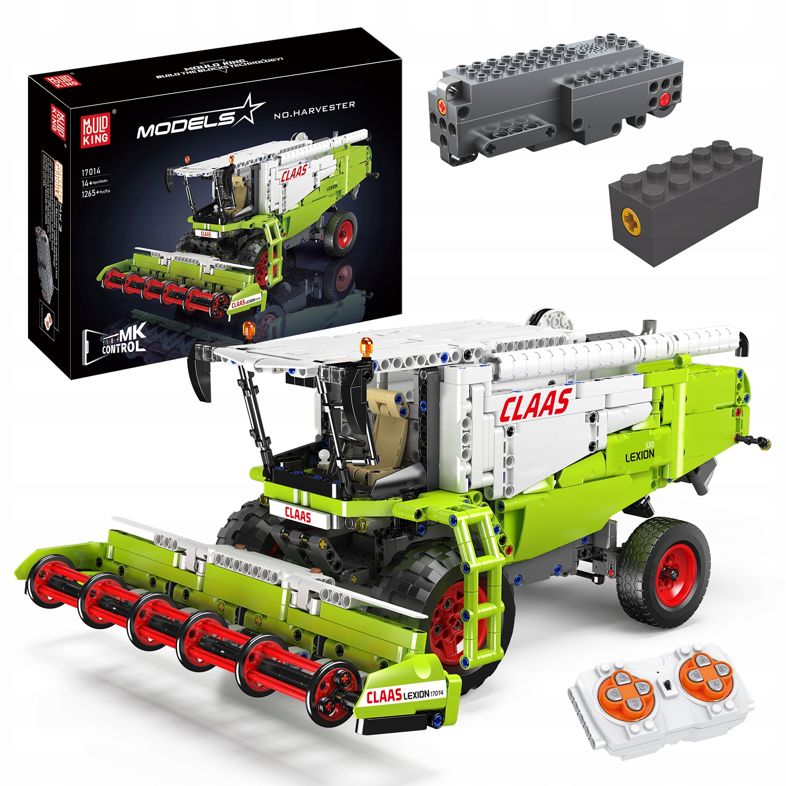 Mould King Technic Kombajn RC Model Stavebnice Hračky za 1724.00CZK ...