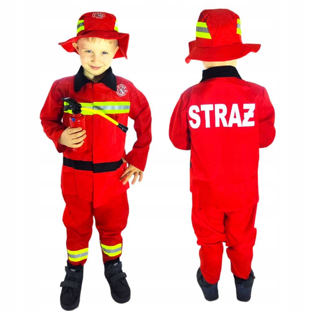 Kostium Strój Strażak Sam 98 - Niska cena na Allegro.pl