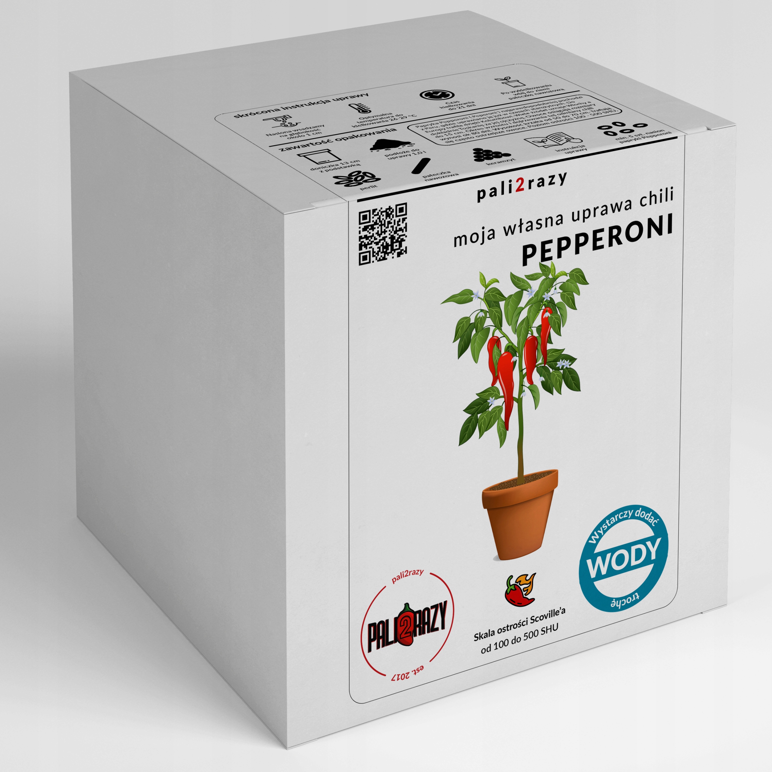 Pepperoni - Peperoni Red Červená chilli paprička - SADA NA PESTOVANIE ...