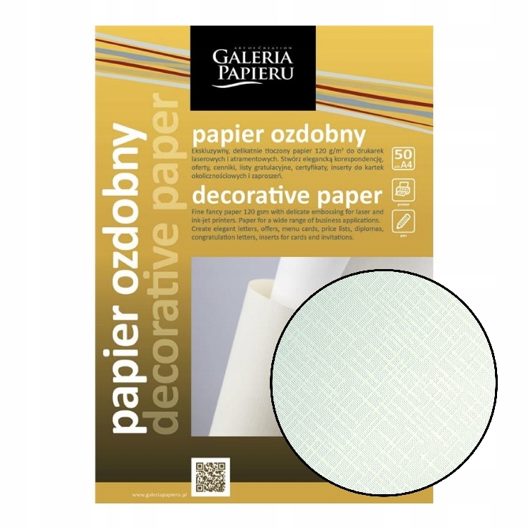 Papier ozdobny A4 Galeria Papieru 100 g/m² 50 arkuszy (5903069019431) • Cena, Opinie • Papier ...
