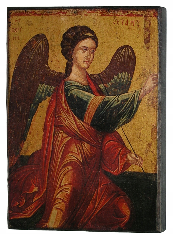 IKONA ARCHANIOŁ GABRIEL ANIOŁ KOMUNIA CHRZEST * 11355715037 - Allegro.pl