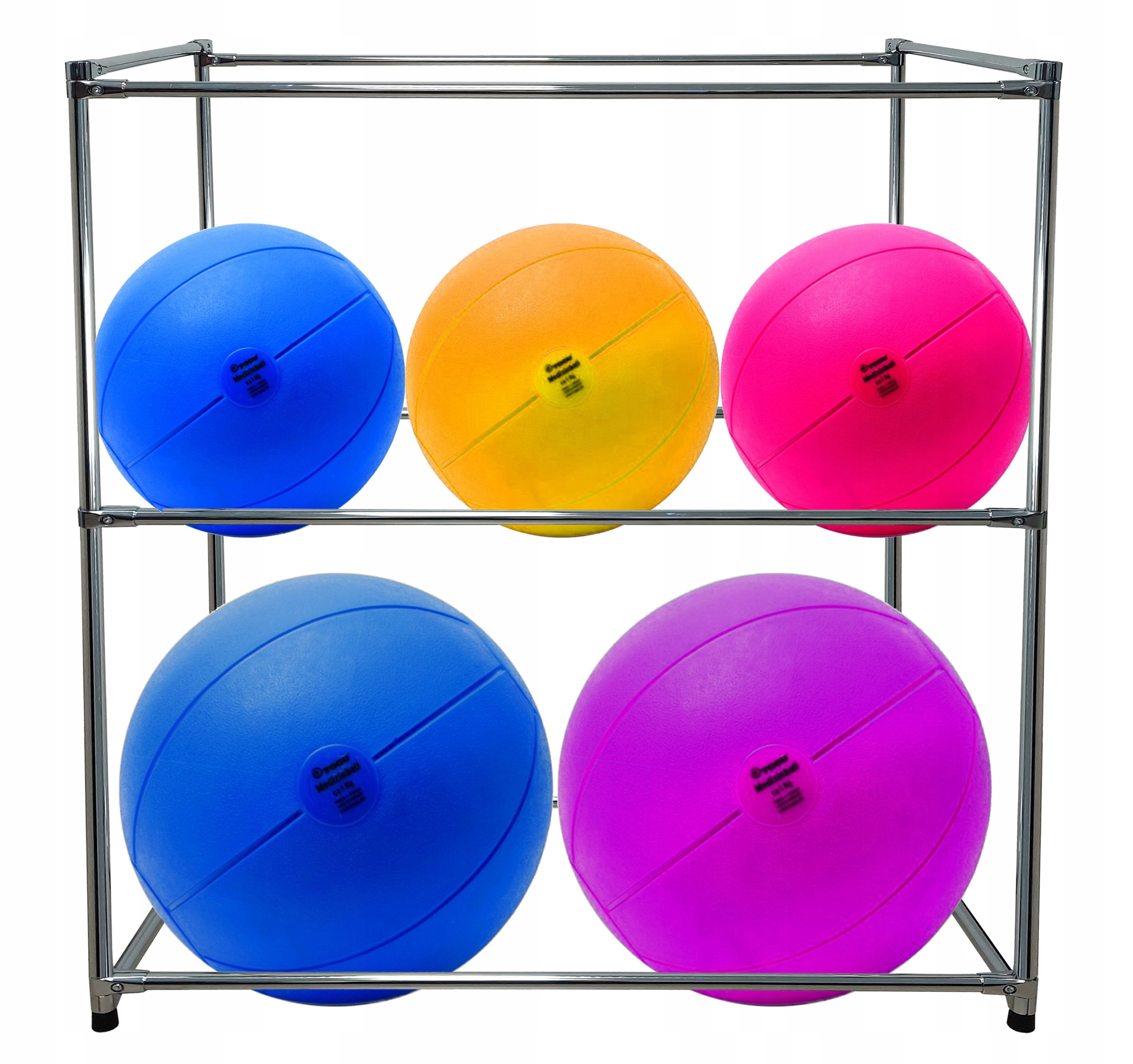 STOJAK NA PIŁKI GIMNASTYCZNE FITNESS REGAŁ MOCNY - STOJAK NA PIŁKI ...