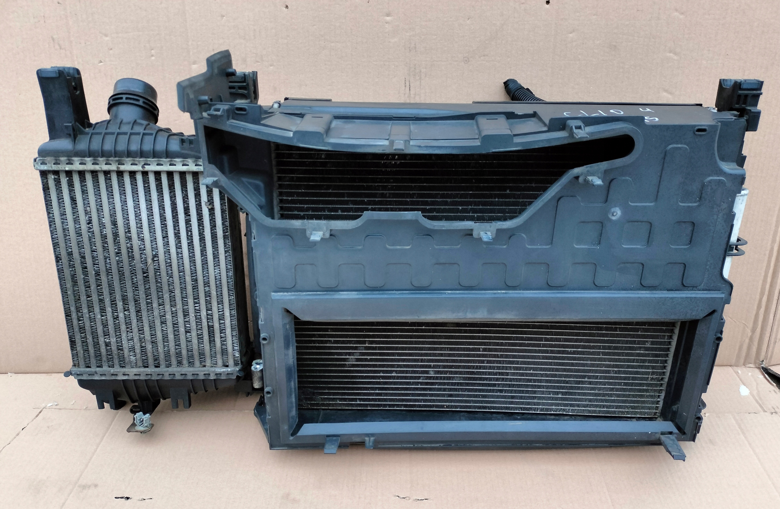 RENAULT CLIO IV 4 1,5 DCI KOMPLET CHŁODNIC CHŁODNICE 144961381R ...