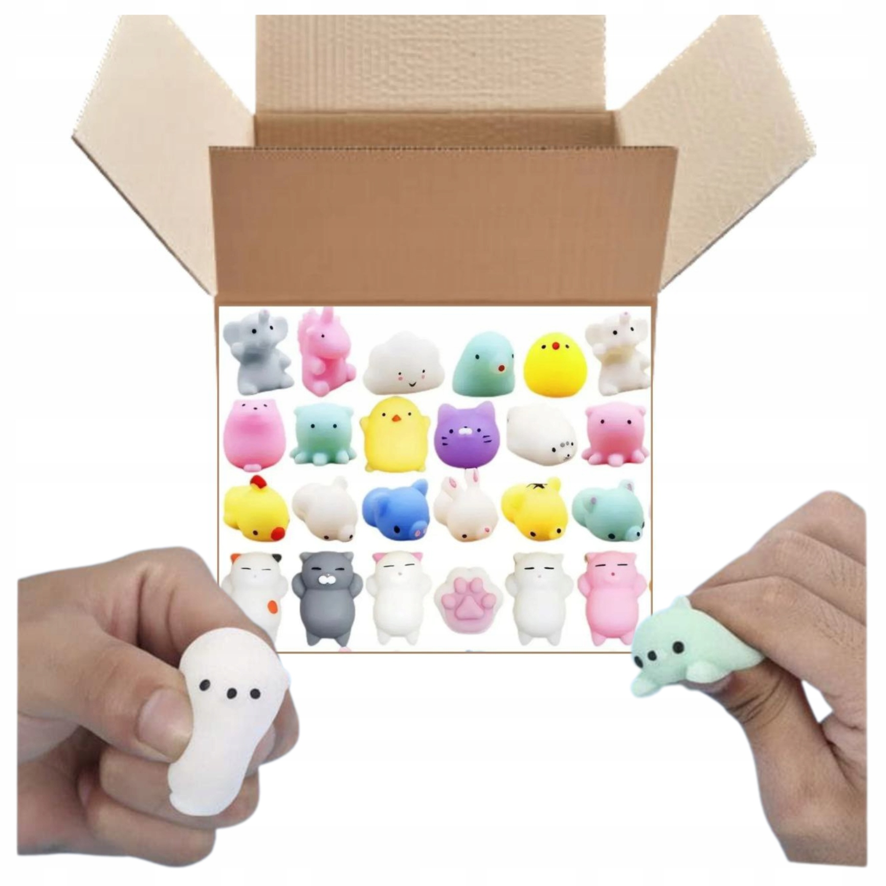 Zabawki antystresowe Moji Toys Squishy Mochi 24 sztuki (4027501578513 ...