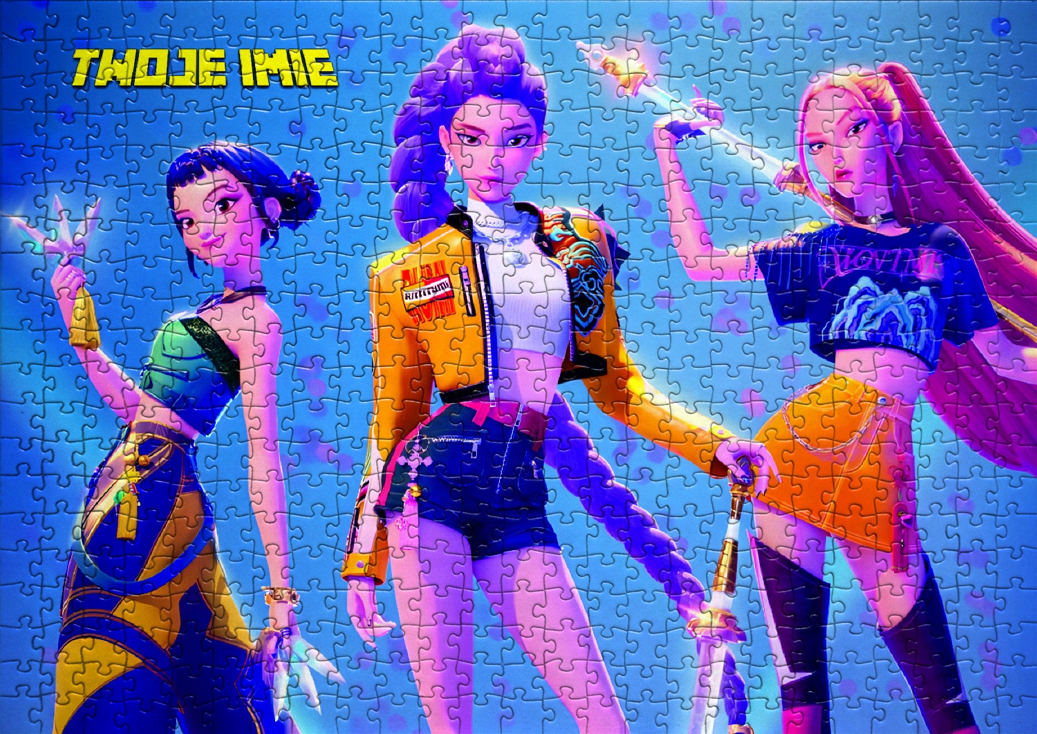 Personalizowane Puzzle KPop Demon Hunters - 192el - • Cena, Opinie ...