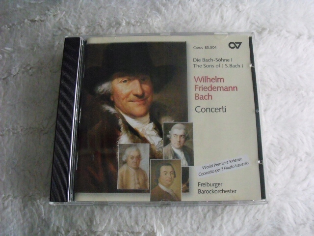 CONCERTI FREIBURGER BAROCKORCHESTER, WILHELM FRIEDEMANN BACH CD • Cena ...