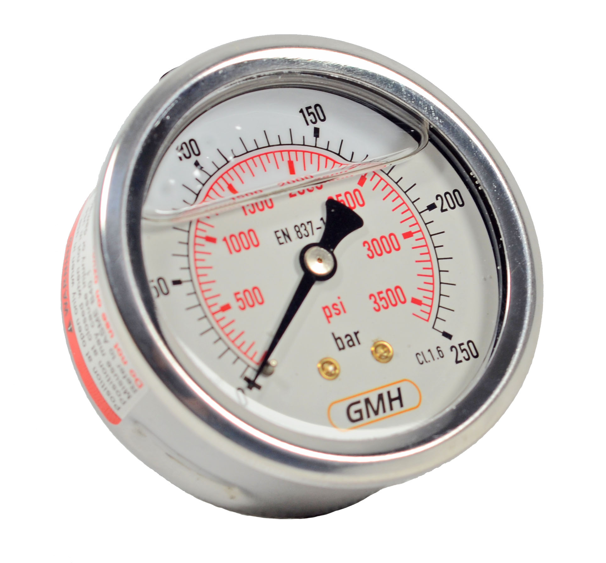 MANOMETR GLICERYNOWY PRZYŁĄCZE TYLNY 0-10 bar • Cena, Opinie • Hydraulika siłowa 11733209299 ...