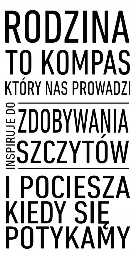 Naklejka scienna napis RODZINA cytaty na ścianę • Cena, Opinie ...