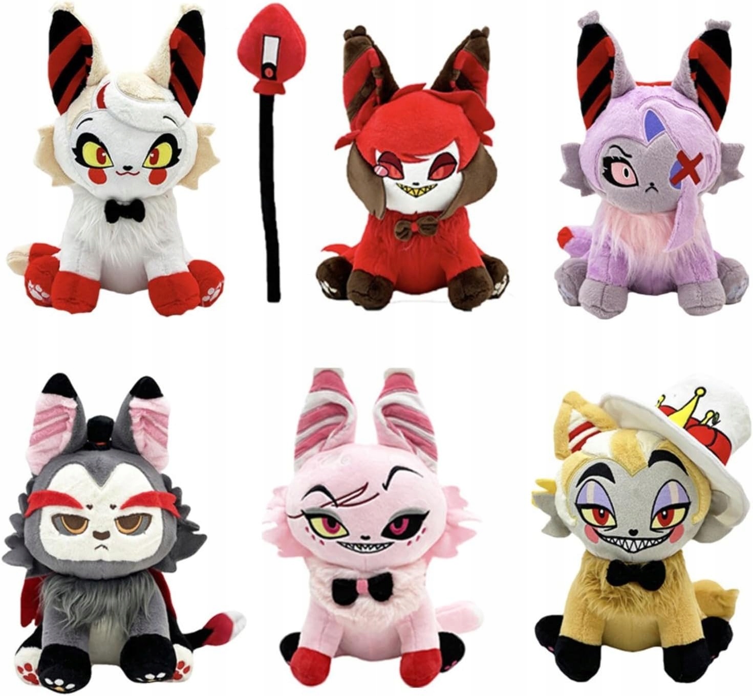 Maskotka Hazbin Hotel Helluva Boss Crewmate Plusz Zabawka Adam 30cmadam ...