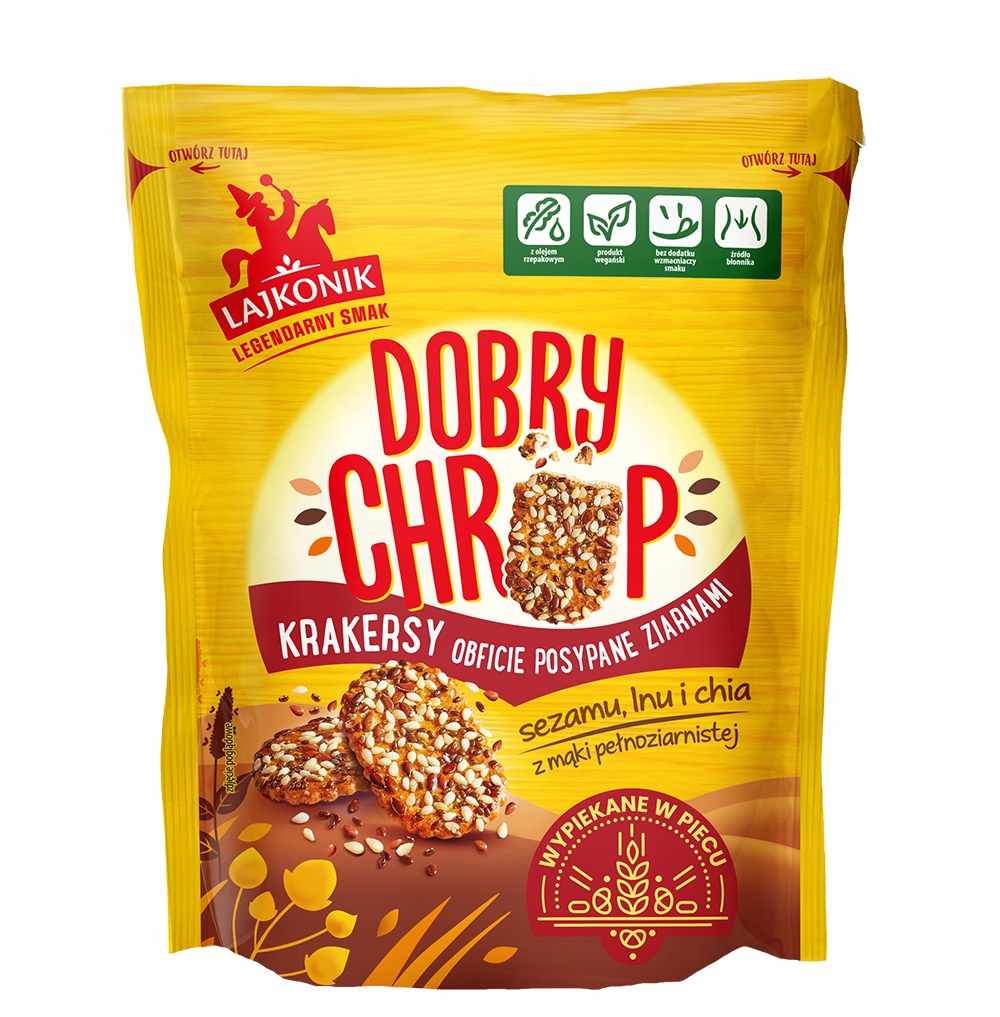 Lajkonik Dobry Chrup Krakersy 100g (5900320011036) • Cena, Opinie ...