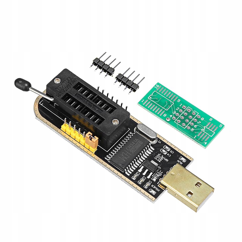 Программатор USB EEPROM BIOS CH341A +зажим SOIC8 + купить на Avtoex из ...