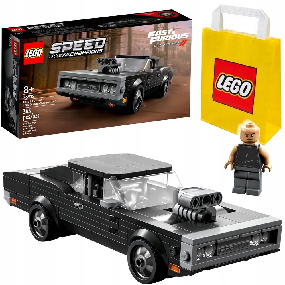 LEGO SPEED CHAMPIONS 76912 Model Replika DODGE CHARGER Fast&Furious ...