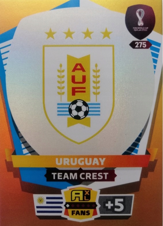 WORLD CUP QATAR 2022 TEAM CREST LOGO 275 URUGWAJ - 12546887129 - Allegro