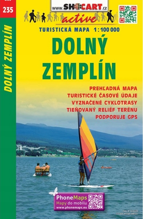 Dolny Zemplin. Turisticka mapa, 1:100 000 Kolektivní práce - Allegro