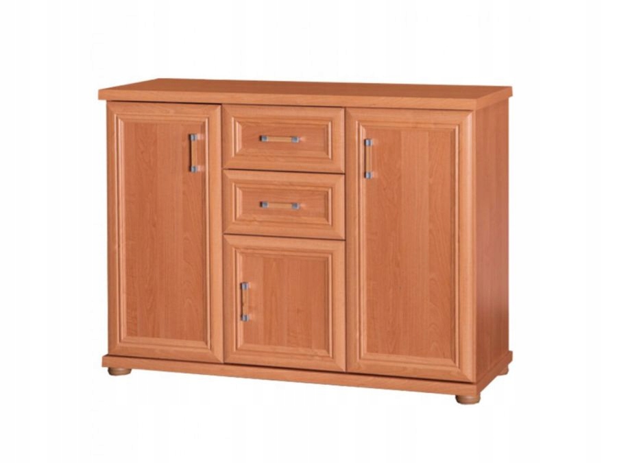 Klasyczna Komoda Olcha 120cm OLEK • Cena, Opinie • Komody 12743176566 ...