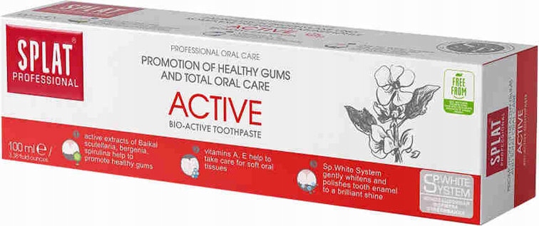 Splat Professional Active pasta 100ml (7640168930011) • Cena, Opinie • Pasty 17160698818 • Allegro