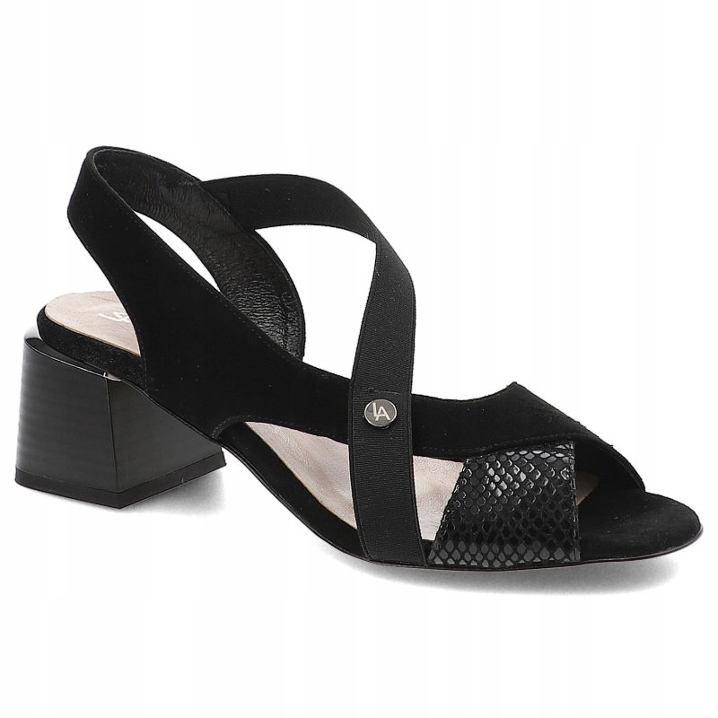 Sandały damskie 886 Czarny 2 klocek rozmiar 40 • Cena, Opinie • Sandały ...