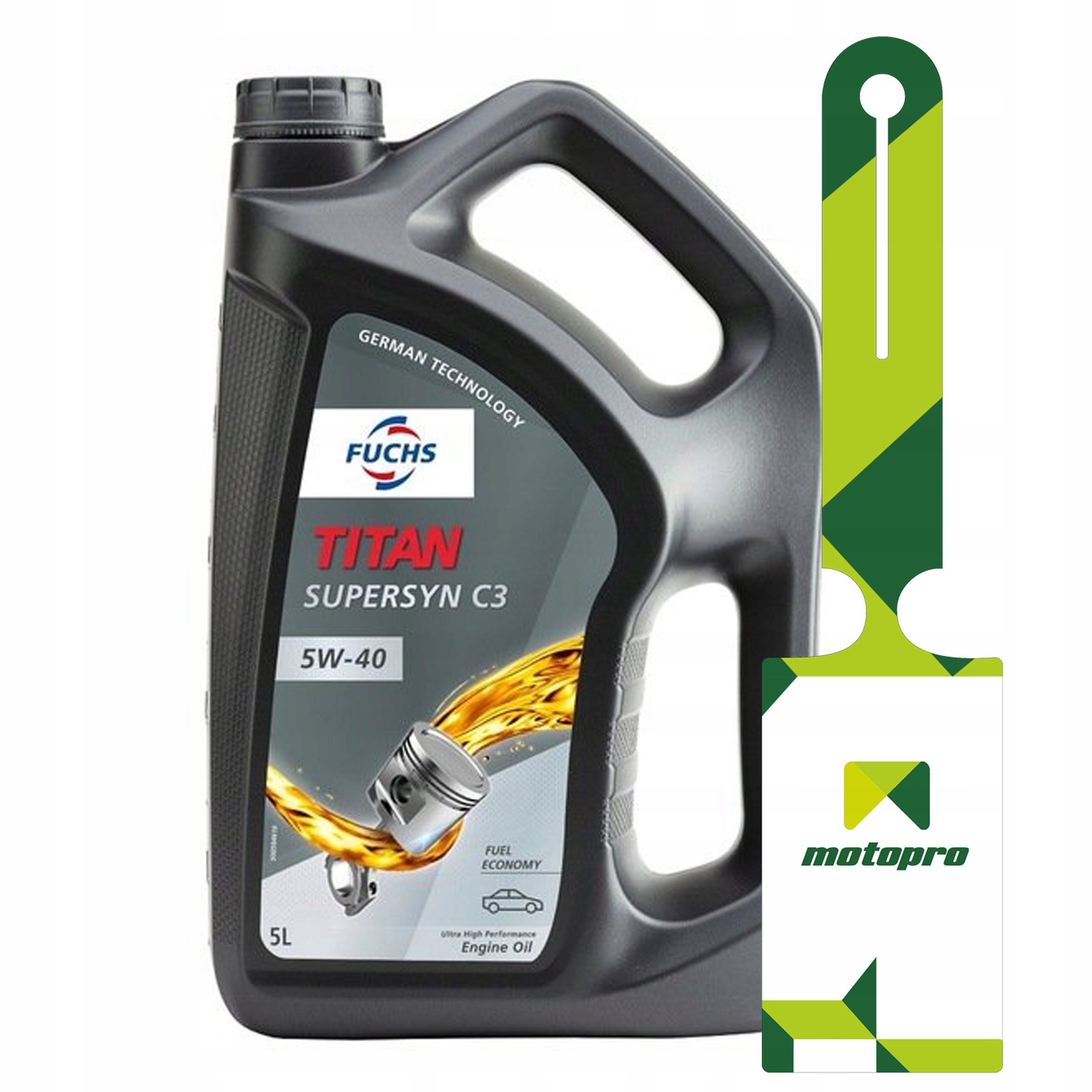 FUCHS TITAN SUPERSYN C3 5W-40 5L VW 505.00/505.01 - Olej syntetyczny ...