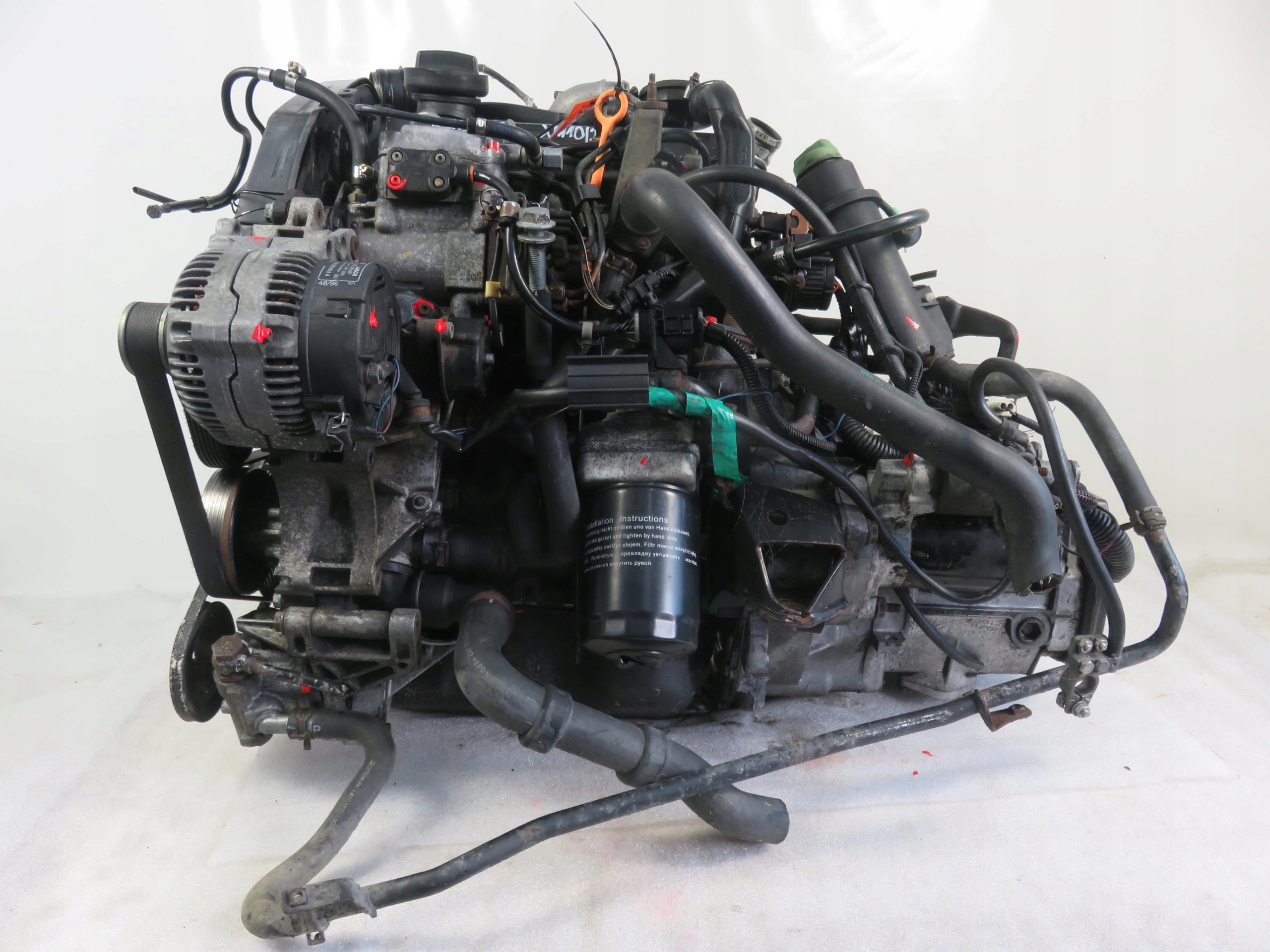 SILNIK + SKRZYNIA VW SEAT 1.9 TDI AHU 90 KM KOMPL SILNIK + SKRZYNIA VW ...